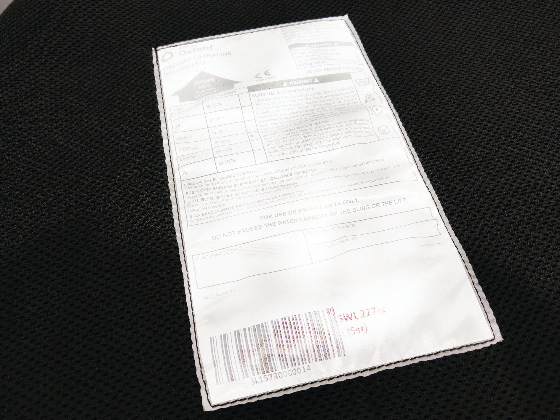 If you have ever had a sling condemned due to faded labelling you need ...